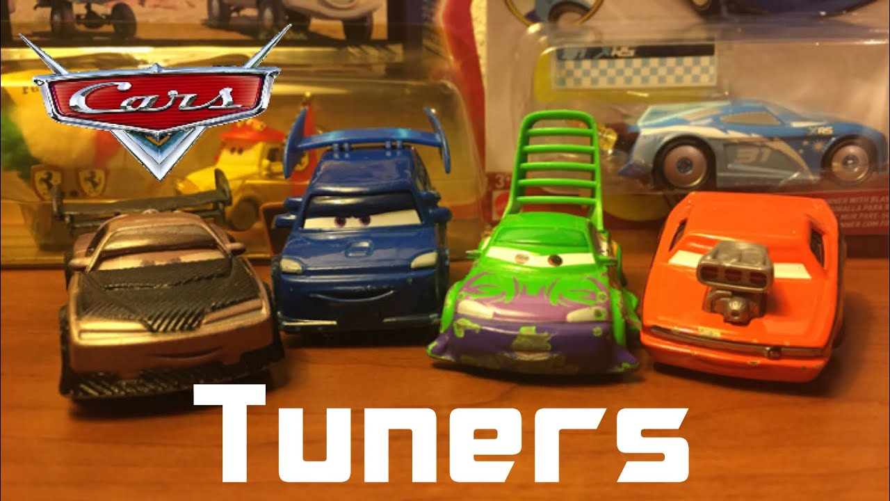 Mattel Tuners Boost, DJ, Wingo, Snotrod, Disney Pixar Cars Die-Cast ...