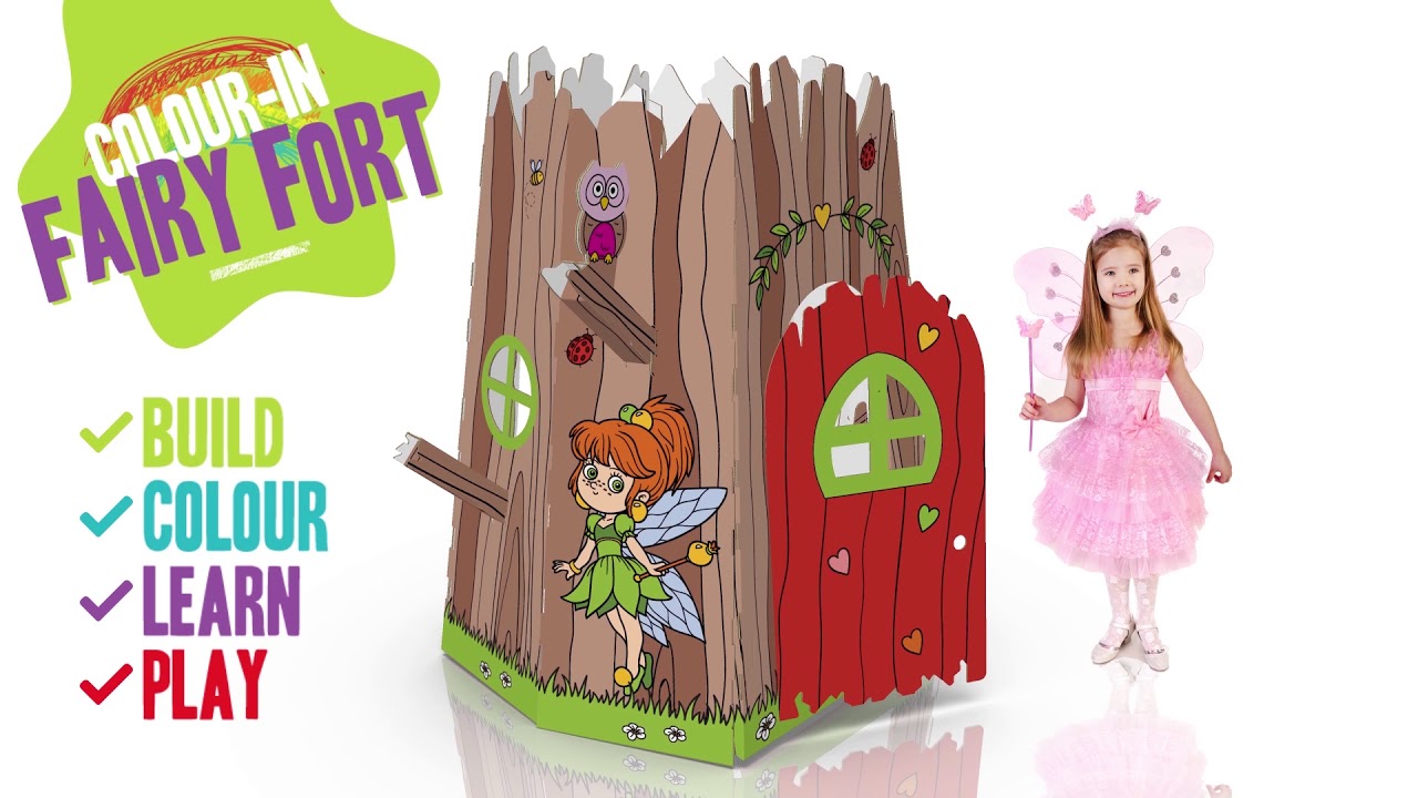 Colour-in Fairy Fort - YouTube