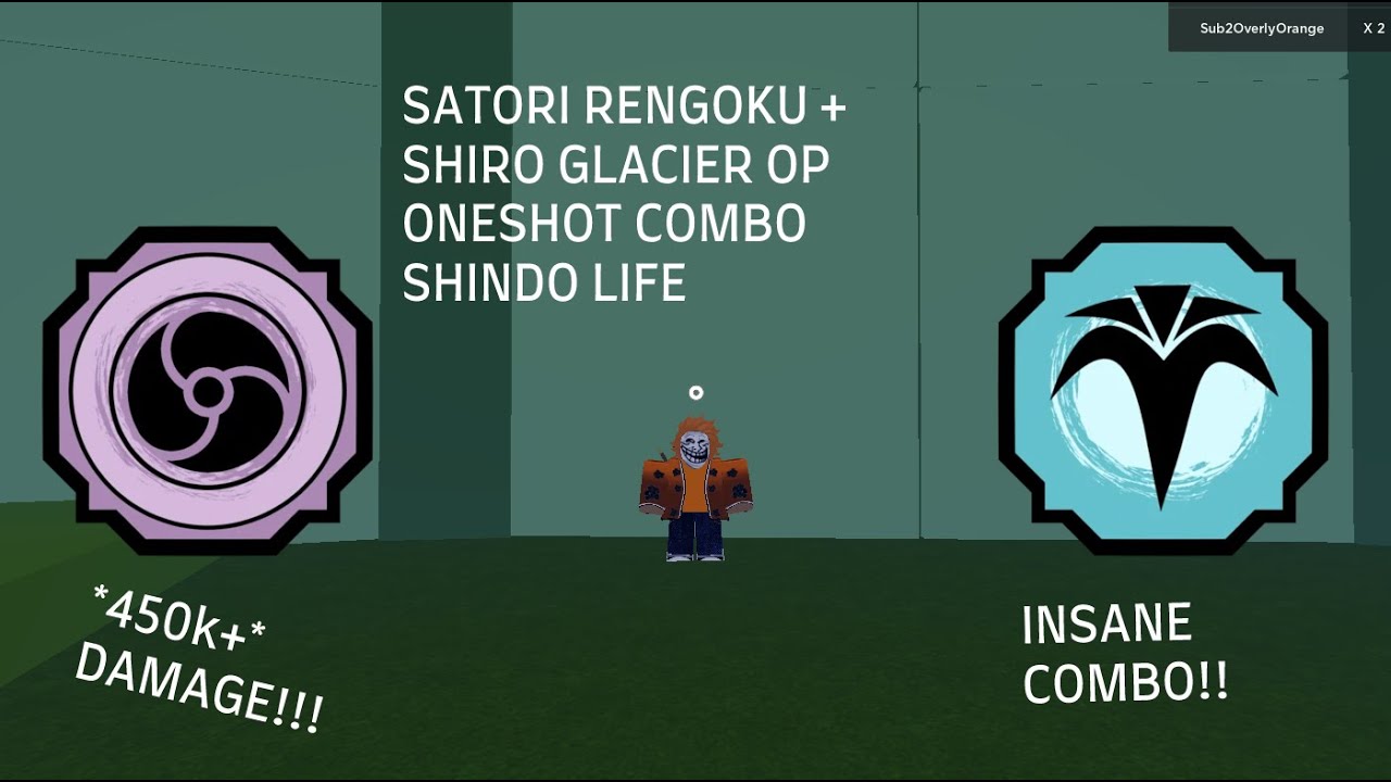SATORI RENGOKU + SHIRO GLACIER OP ONESHOT COMBO | Shindo Life Roblox ...