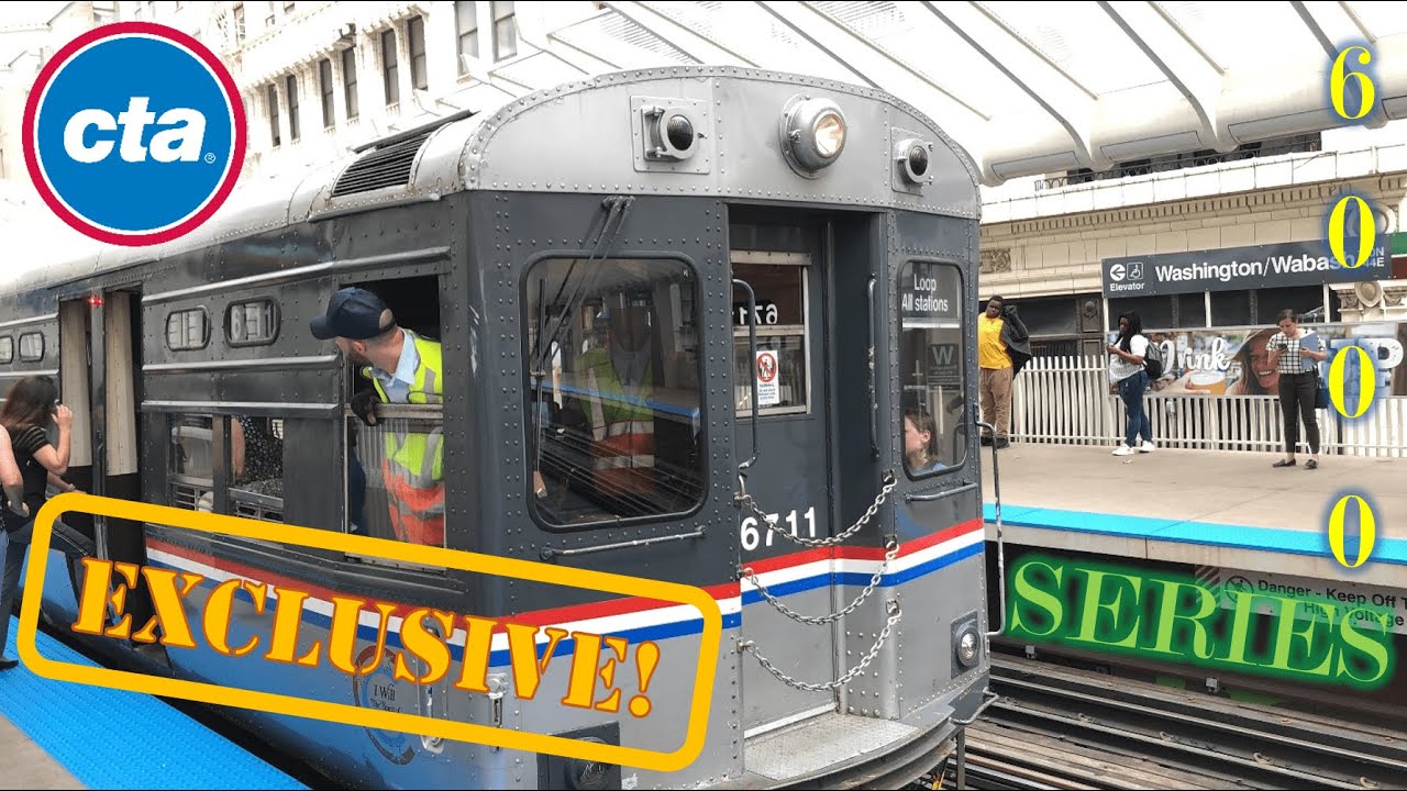 Let's Ride the Rail EXCLUSIVE! - CTA 6000 SERIES on the Inner Loop Line ...