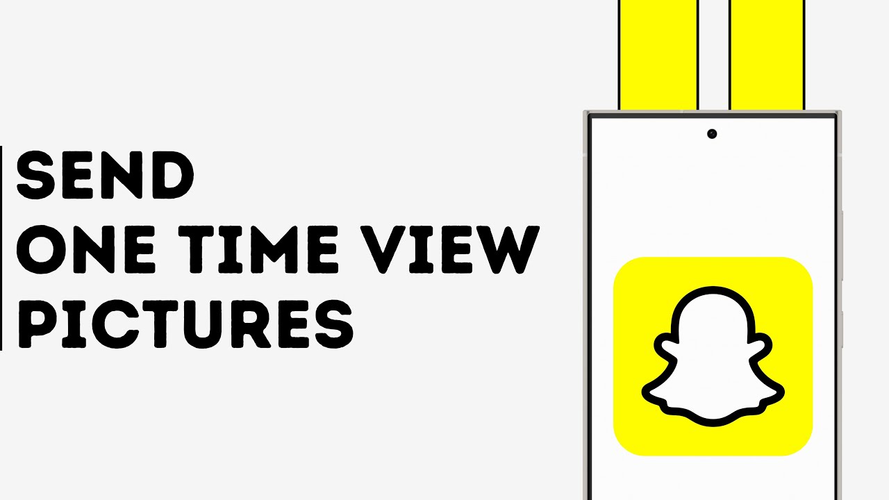 How to Send One Time View Pictures on Snapchat - YouTube