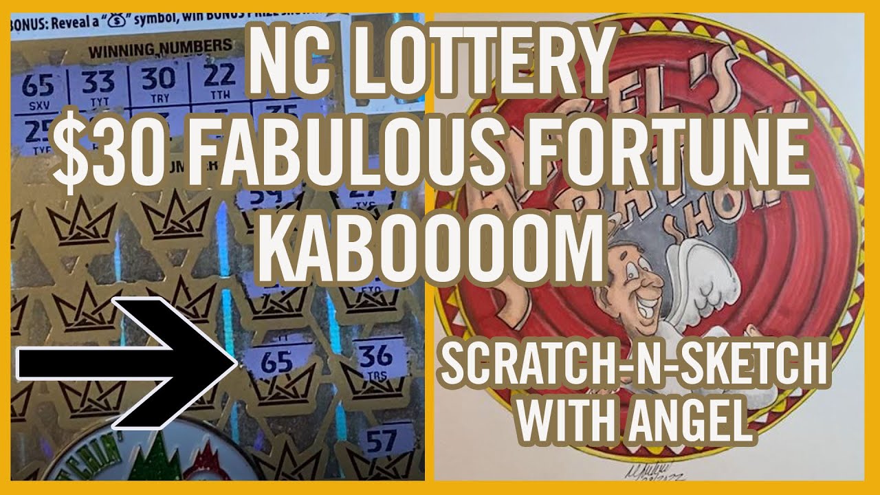 $30 NC FABULOUS FORTUNE BOOM SCRATCH N SKETCH WITH ANGELS SCRATCH SHOW ...