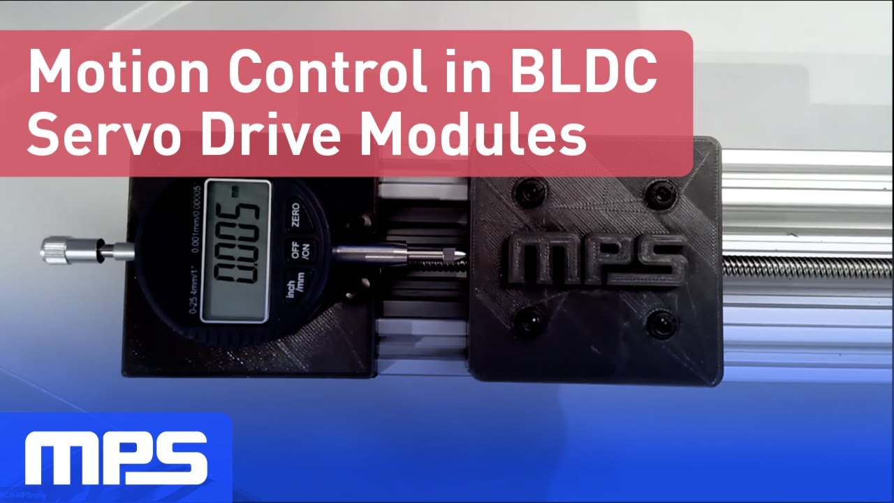 Motion Control with MPS Integrated BLDC Servo Drive Modules - YouTube