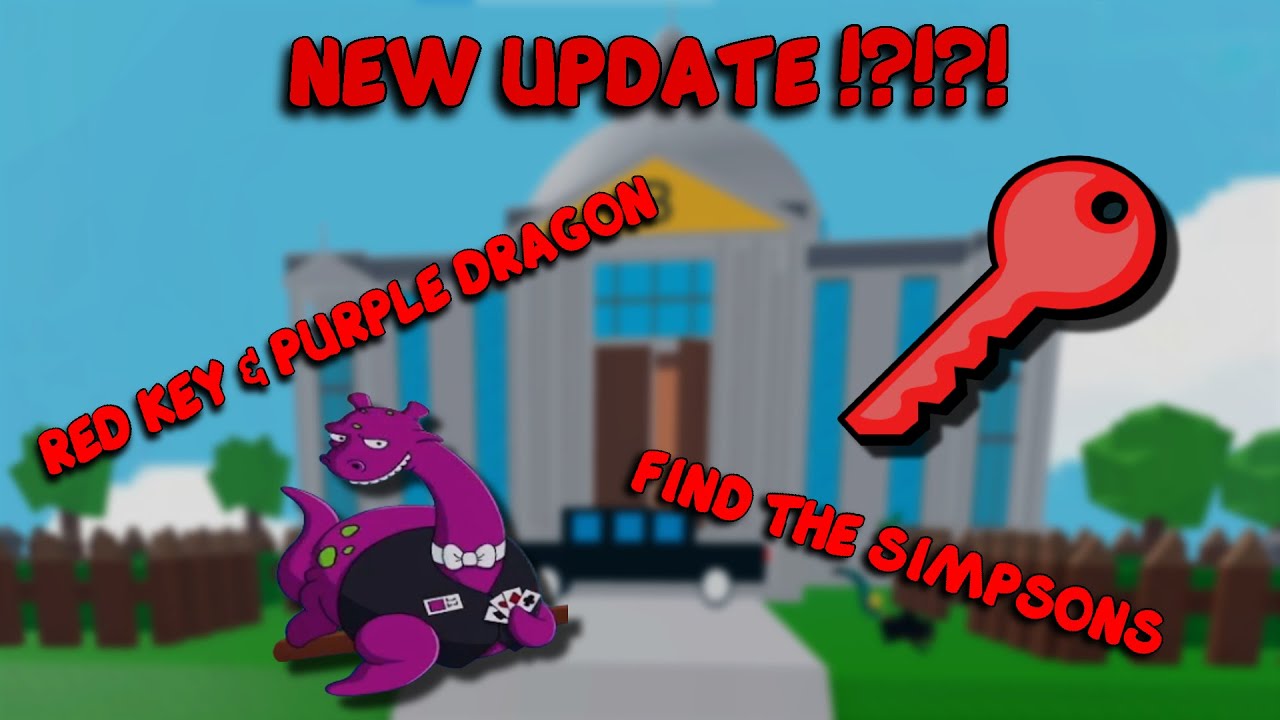 HOW TO FIND THE RED KEY IN Find The Simpsons - ROBLOX - YouTube