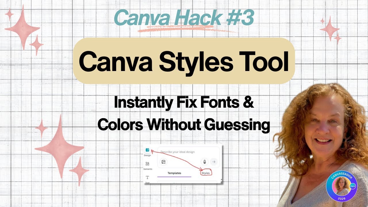 Canva Styles Tool: Instantly Fix Fonts & Colors Without Guessing - YouTube