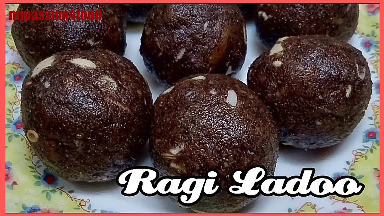 Ragi Laddu Recipe| Healthy Tasty and Easy Ragi Ladoo| Ragi Laddu with ...