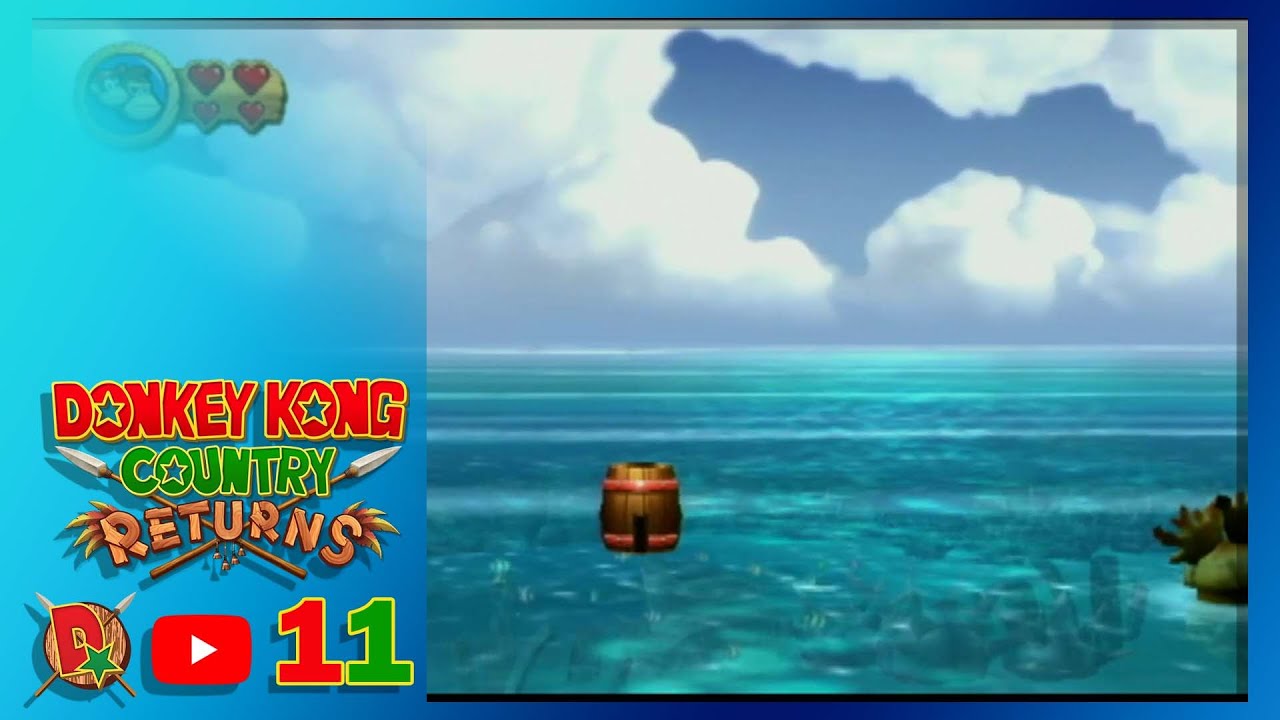 Donkey Kong Country Returns | World 2-3: Peaceful Pier - YouTube