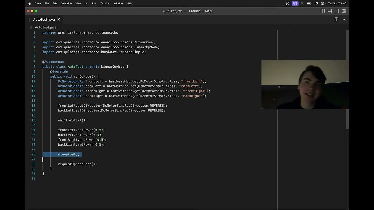 FTC Programming 14 of n: Autonomous Program Structure - YouTube