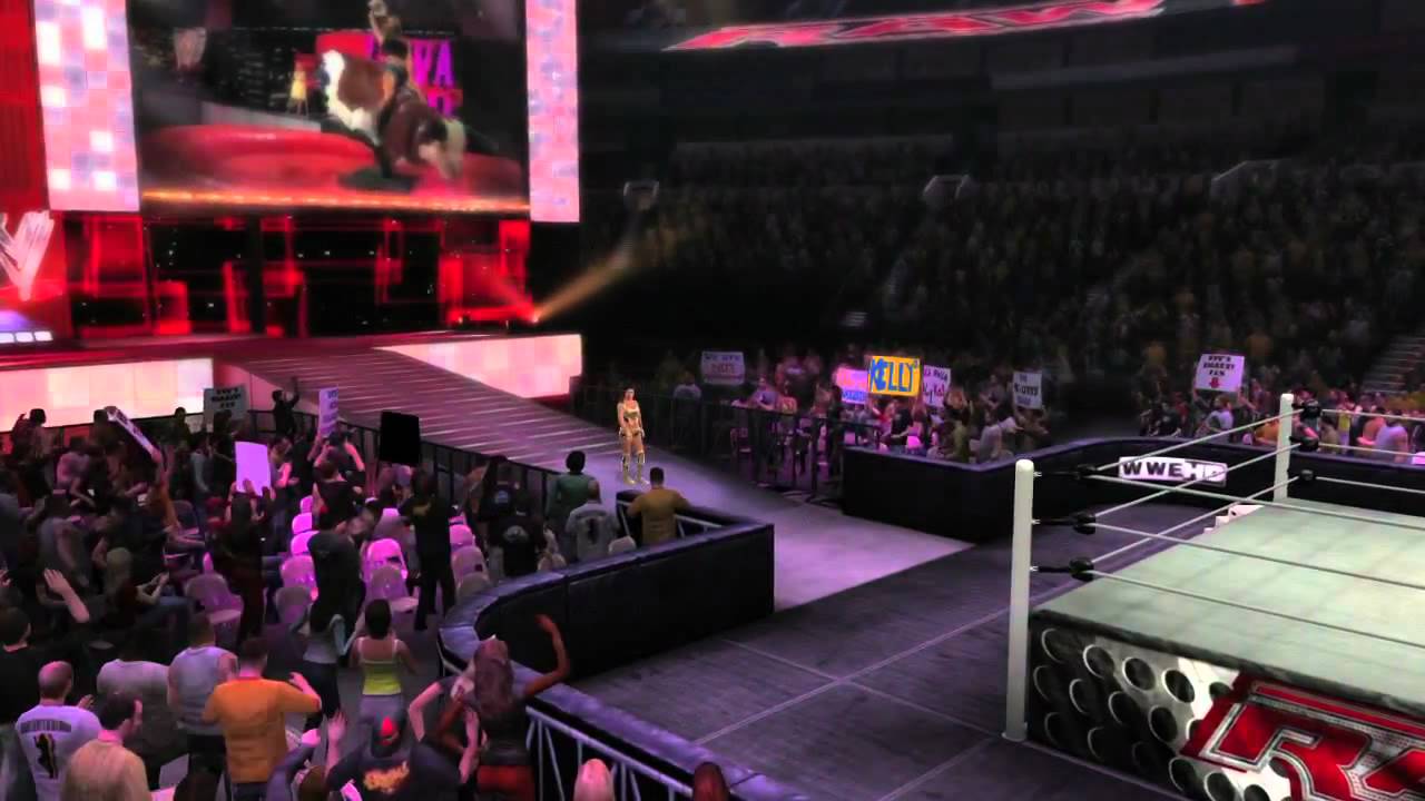 WWE 12 - Eve Entrance - YouTube