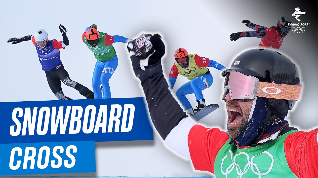 🏂 Incredible snowboard cross races at #Beijing2022 - YouTube