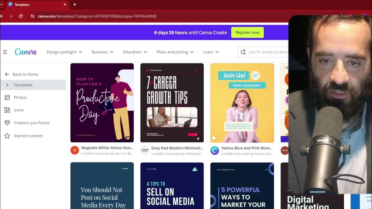 How to create a LinkedIn Carousel Post with Canva and How to upload to ...