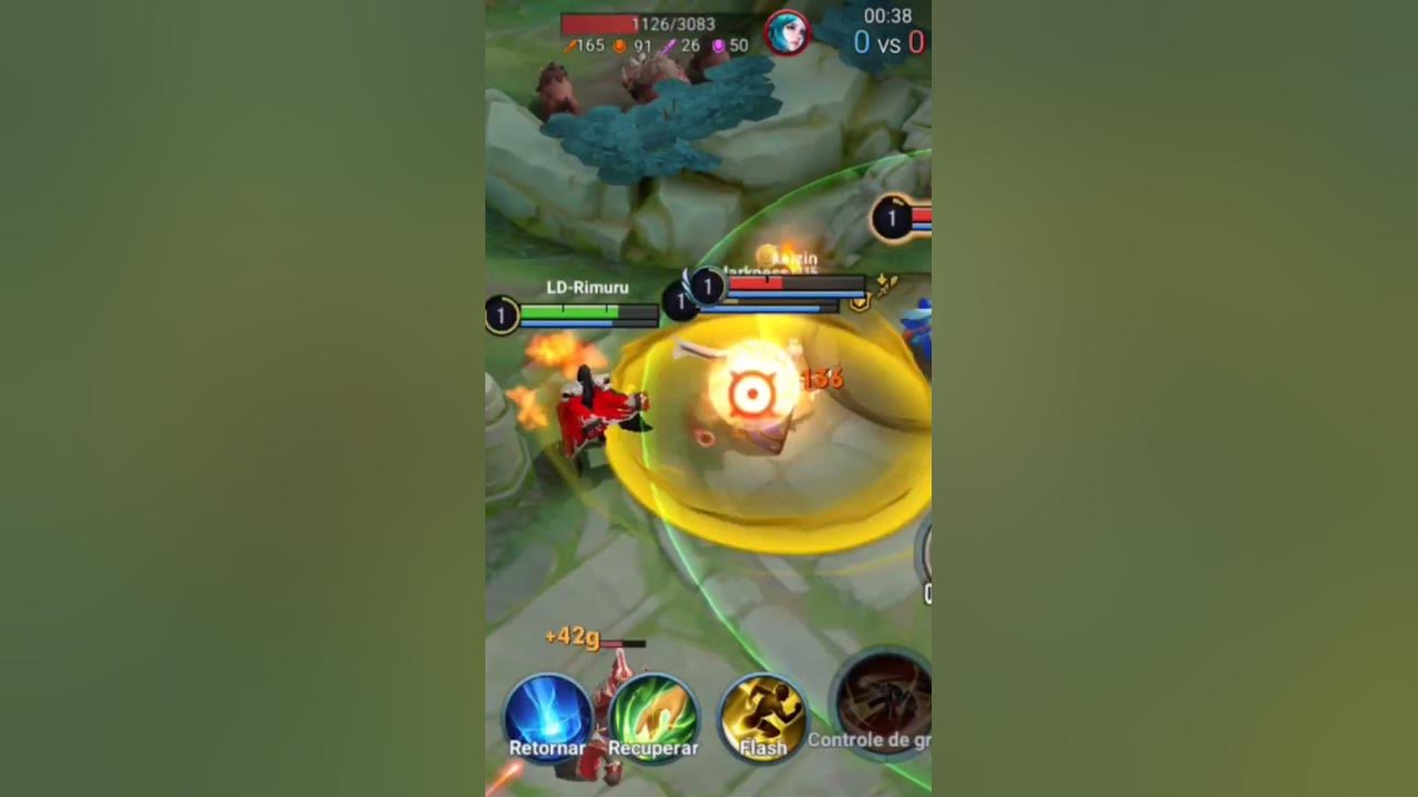 Double Kill Zhou Yu Early Game Hok Youtube