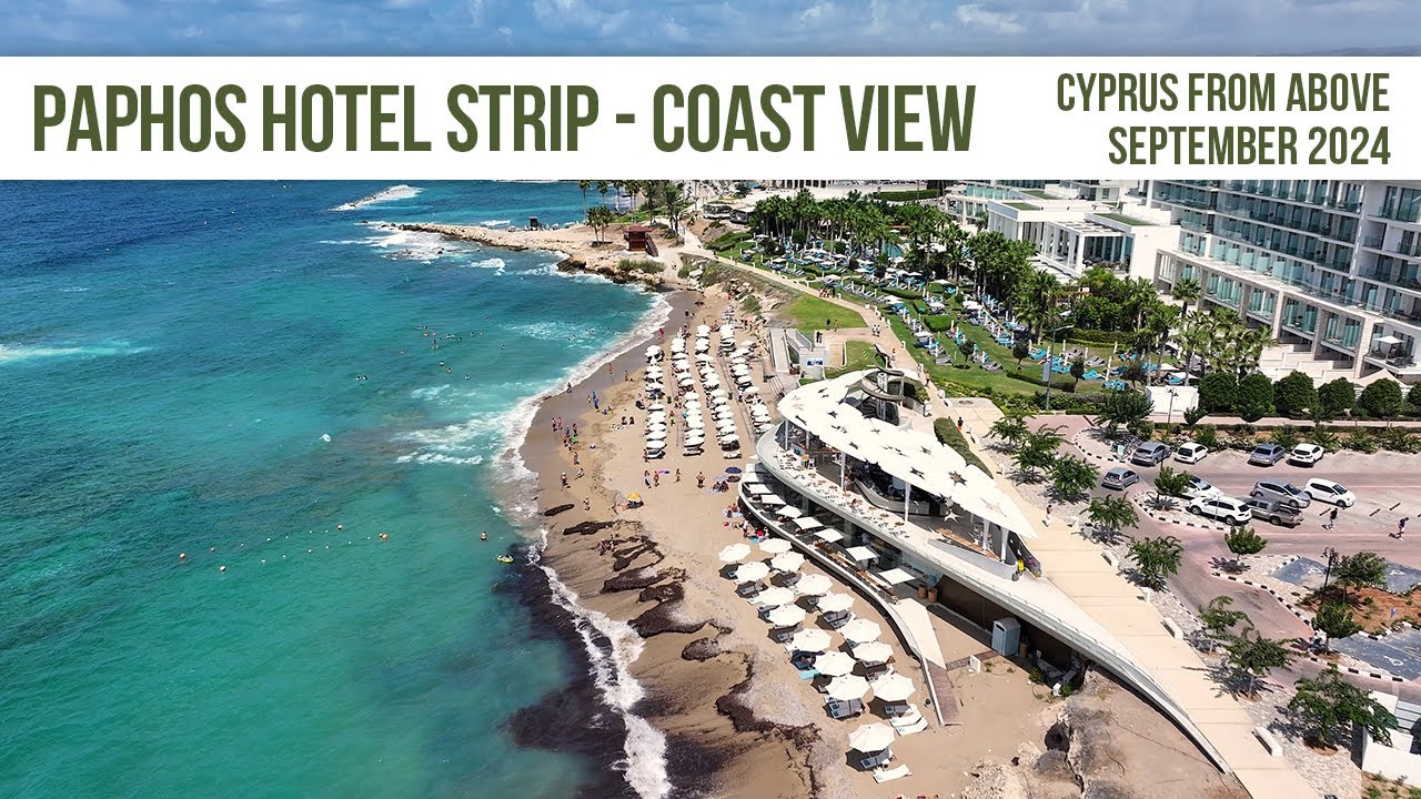 Paphos Hotel Strip - Coast View - YouTube