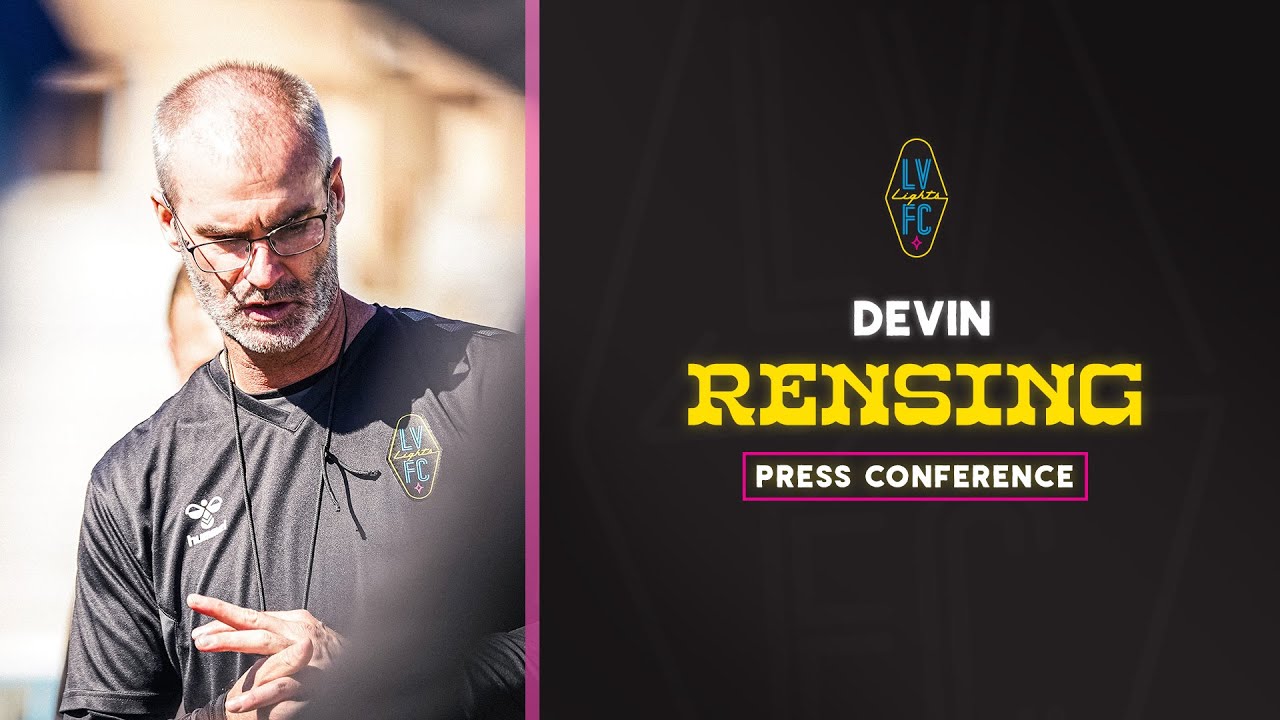 Devin Rensing Pre-Match Press Conference | Las Vegas Lights FC at ...