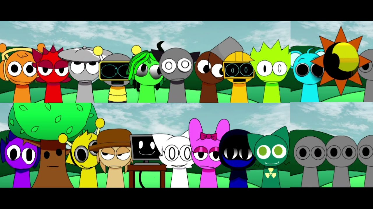 Incredibox Sprunki Pyramixed Error Version - All Characters Together ...