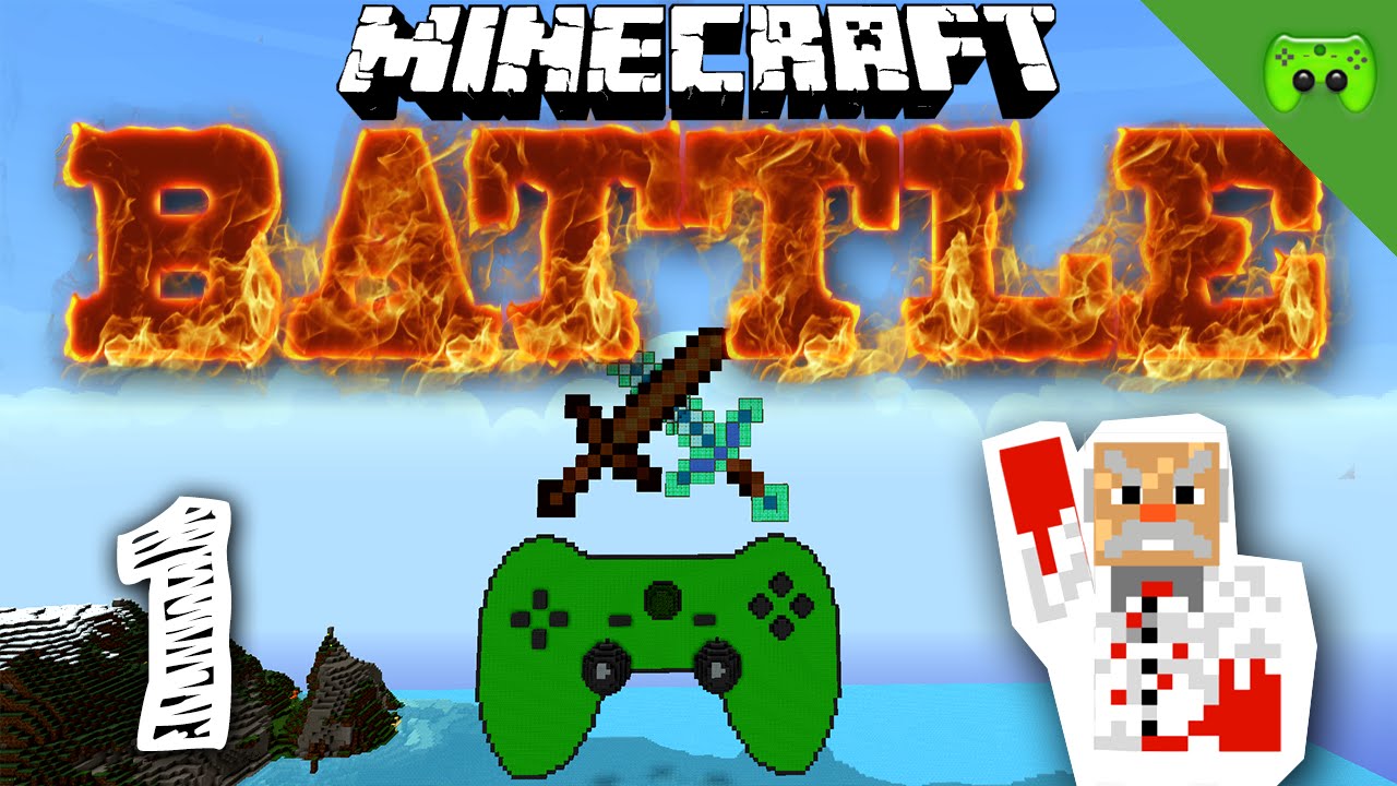 MINECRAFT BATTLE # 1 - KarJayTag «» Let's Play Minecraft Battle Season ...