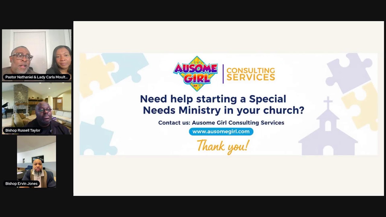 SNL - w/ Pastor Nathanial & Carla Moultrie - Special Needs Ministry ...