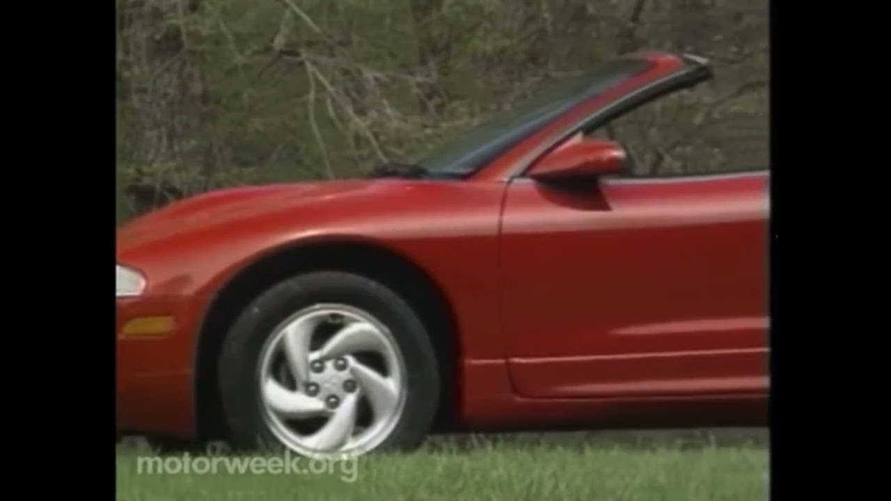 Motorweek 1996 Mitsubishi Eclipse Spyder GS-T Road Test - YouTube