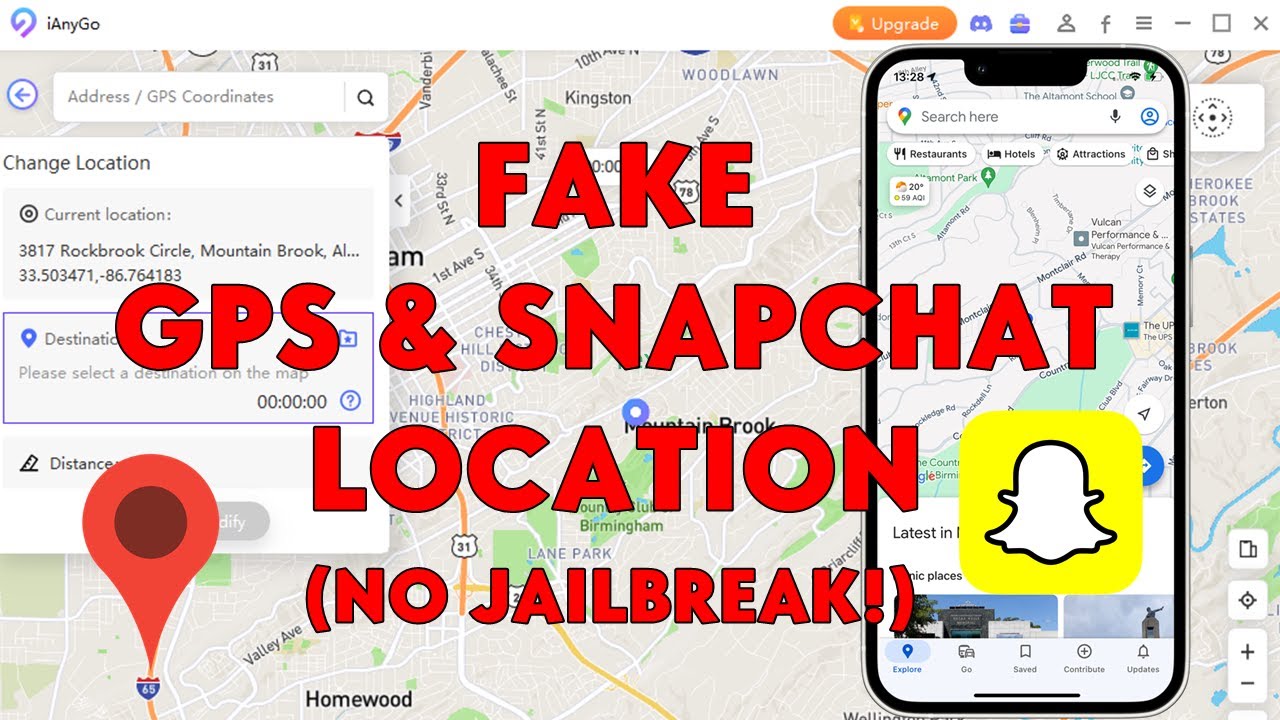 How to Fake GPS & Snapchat Location without Jailbreak for iOS & Android ...