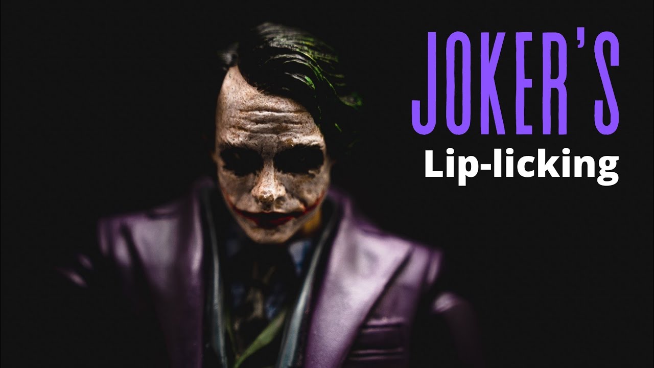 joker's lip-licking - YouTube