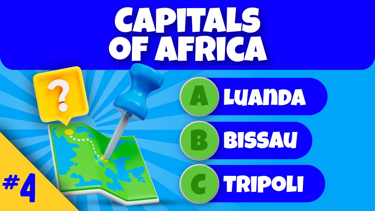 🏅📌 How Many African Capitals Can You Name? Geography Quiz! 🤔 (Game #4 ...