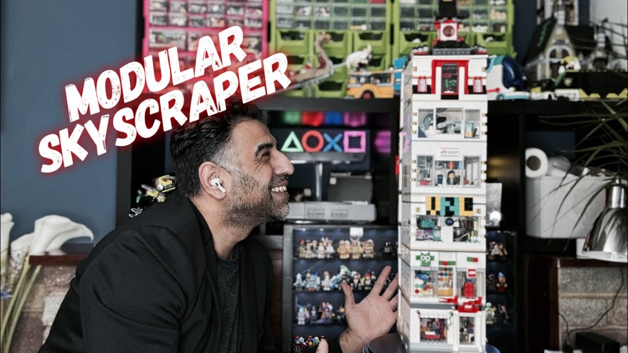 LEGO Custom Modular Skyscraper MOC - its tall, big and ugly and I love ...