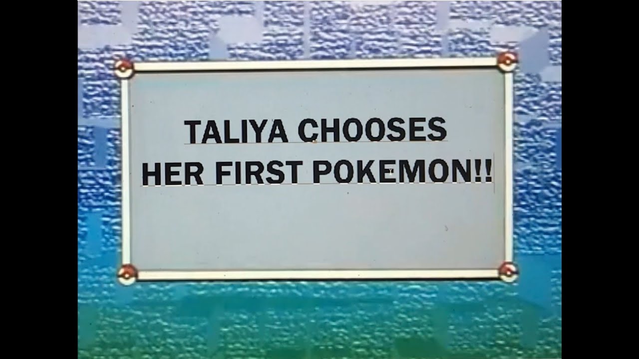 Taliya Chooses her First Pokemon - YouTube