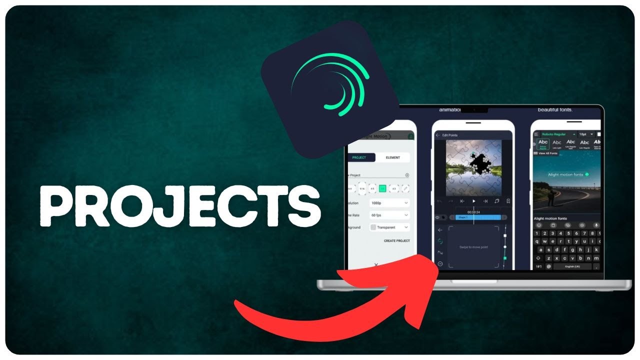 How to view projects on Alight Motion? - YouTube