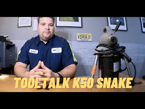 Tooltalk 1 K50 Drain snake - YouTube