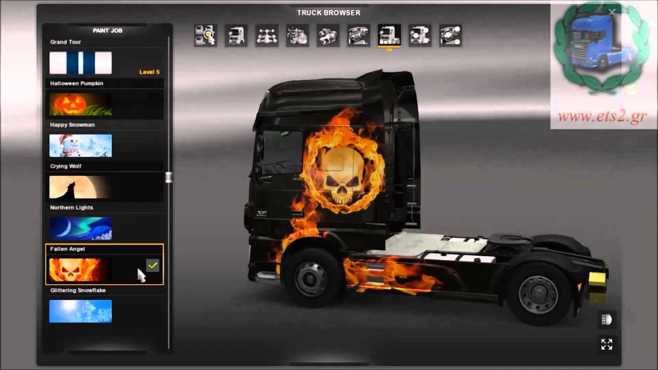 Greek ETS2 - Halloween Paint Jobs DLC - YouTube