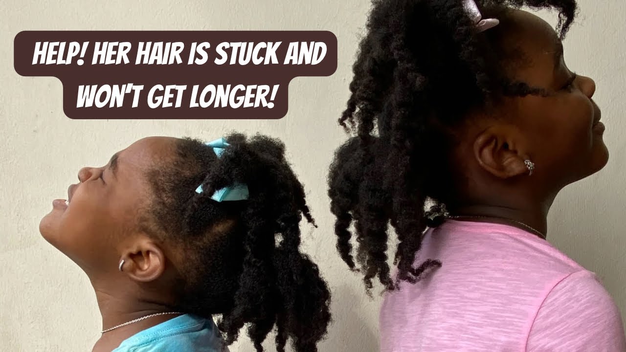 Help! Her hair is Stuck at a Certain Length! - YouTube
