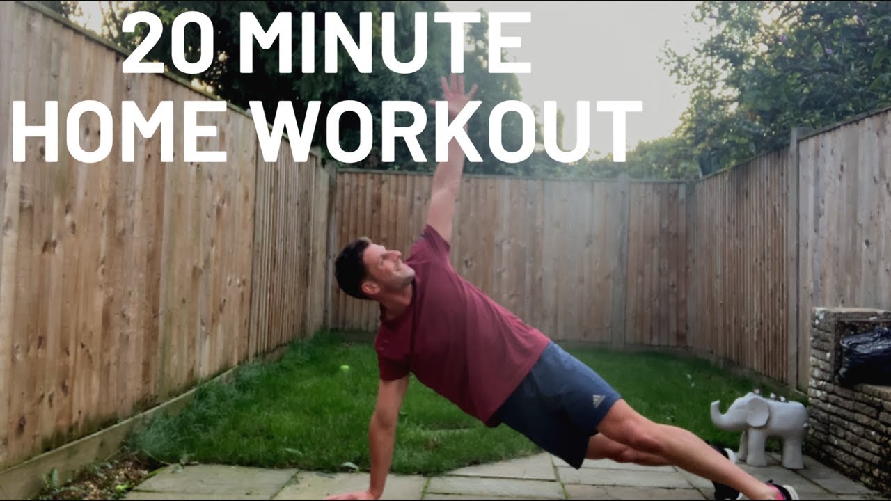 20 MINUTE HOME WORKOUT - YouTube