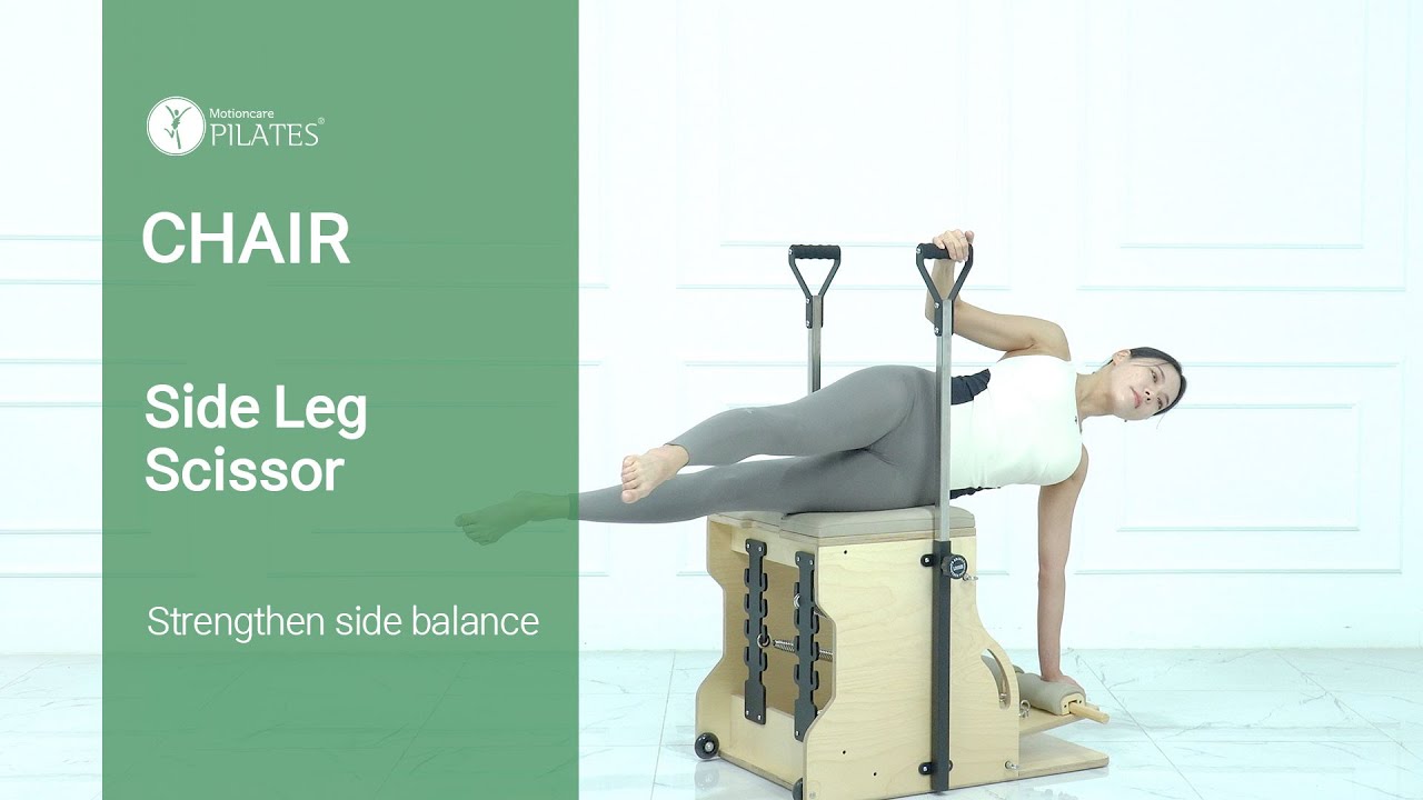 PILATES WORKOUT | Chair 64/72: Side Leg Scissor | Guidebook Series ...