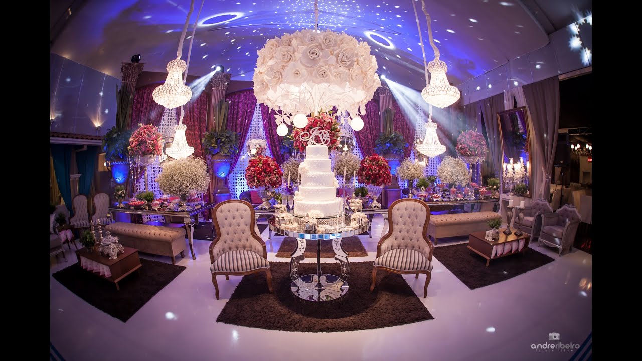 Decoração Casamento Pink e Azul Turquesa/ Cenarium Hall - YouTube