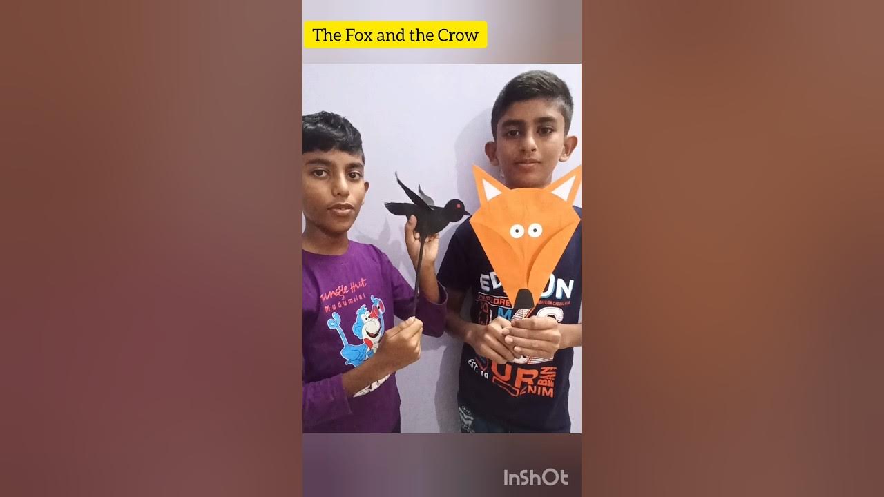 🦊🌳The Fox and the Crow -Aesop's Fables | Kids story telling with action ...