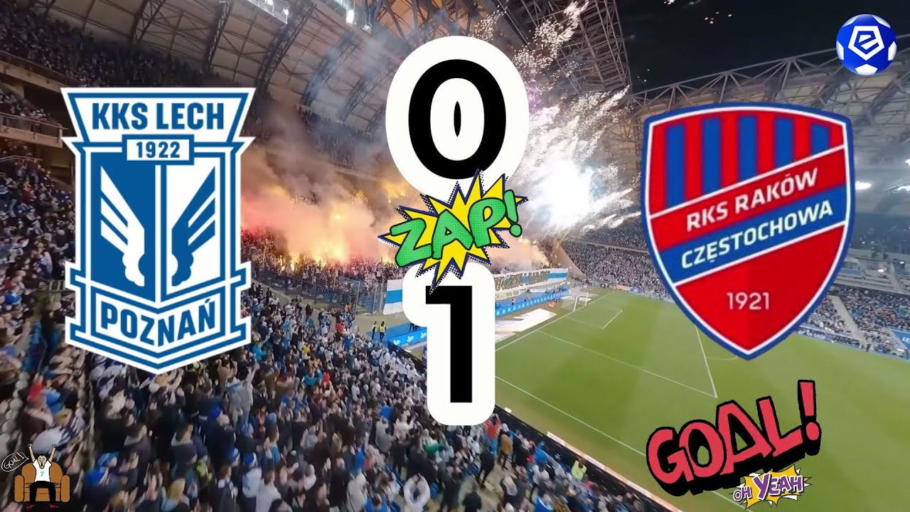 Lech Poznań 0-1 Raków Częstochowa : Mocny Mecz Medalików! Walka o ...