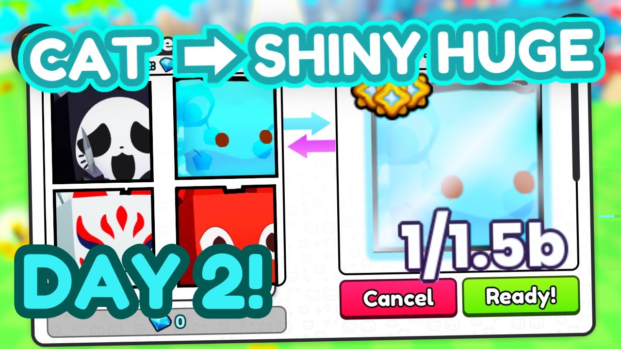 Cat to Shiny Huge #2 - SHINY Huges Are GREAT! 1ST HUGE GHOSTFACE CAT ...