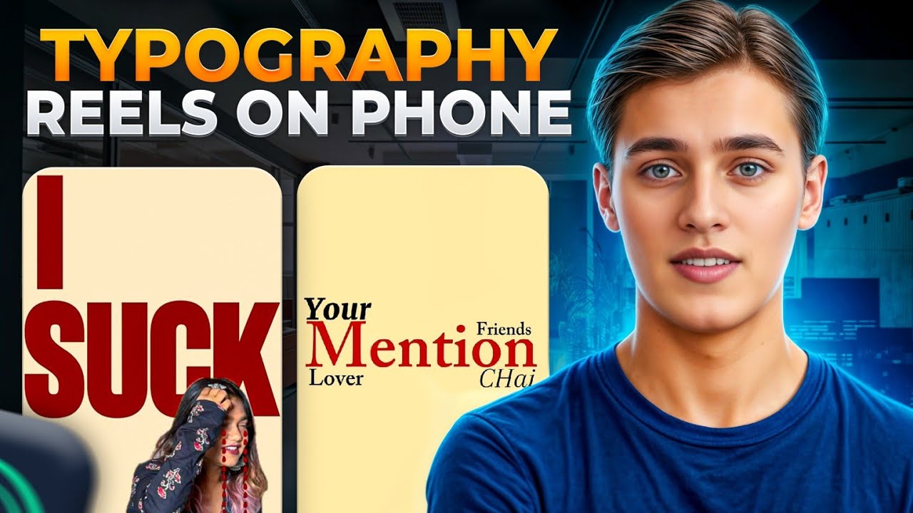 Viral Typography Reels Editing on Phone | No PC Needed | Alight Motion ...