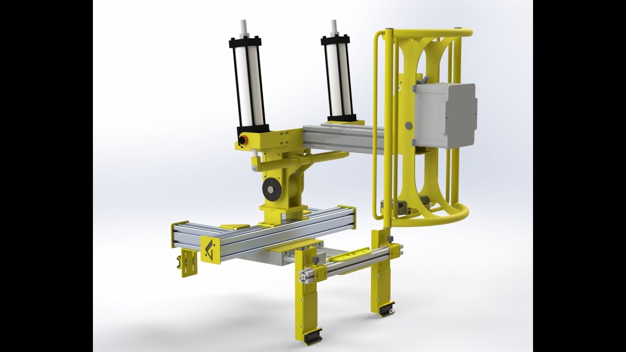 AIM6833 60Lb. CAP. Dual Gripper with Pace Controller, Tilt, and Brakes ...