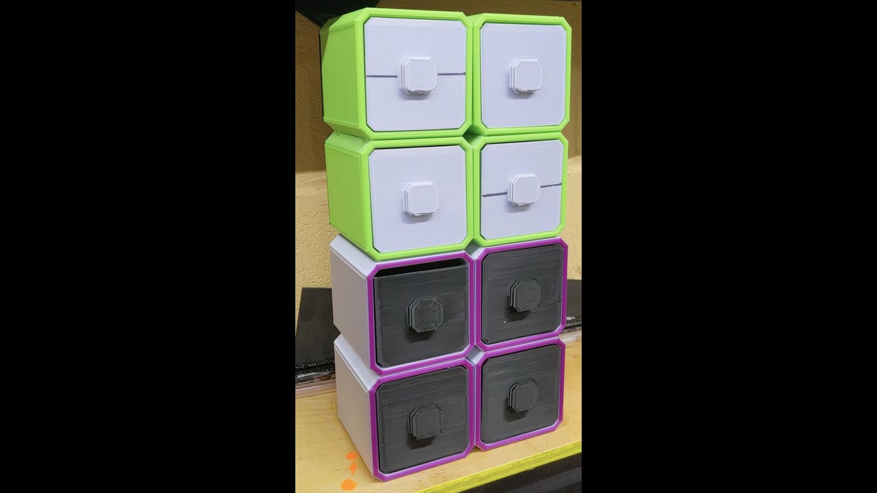 How I Stop Motion Animation 3D Printed Modular Drawers by O3D THING ...