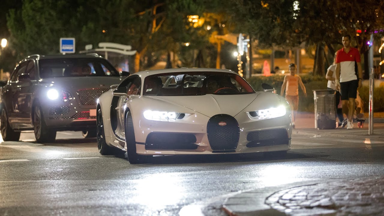 Bugatti Chiron Driving Sounds and Fast Accelerations ! - YouTube