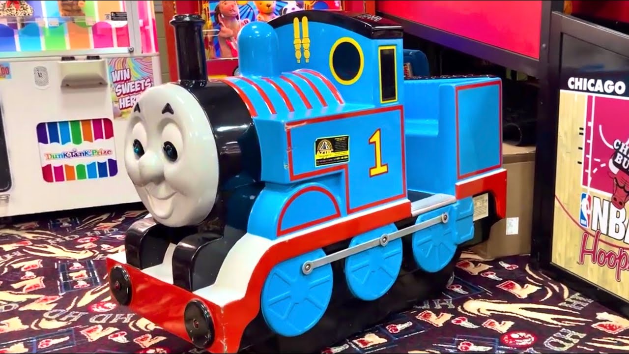 Jolly Roger Thomas The Tank Engine Train Coin Operated Kiddie Ride ...