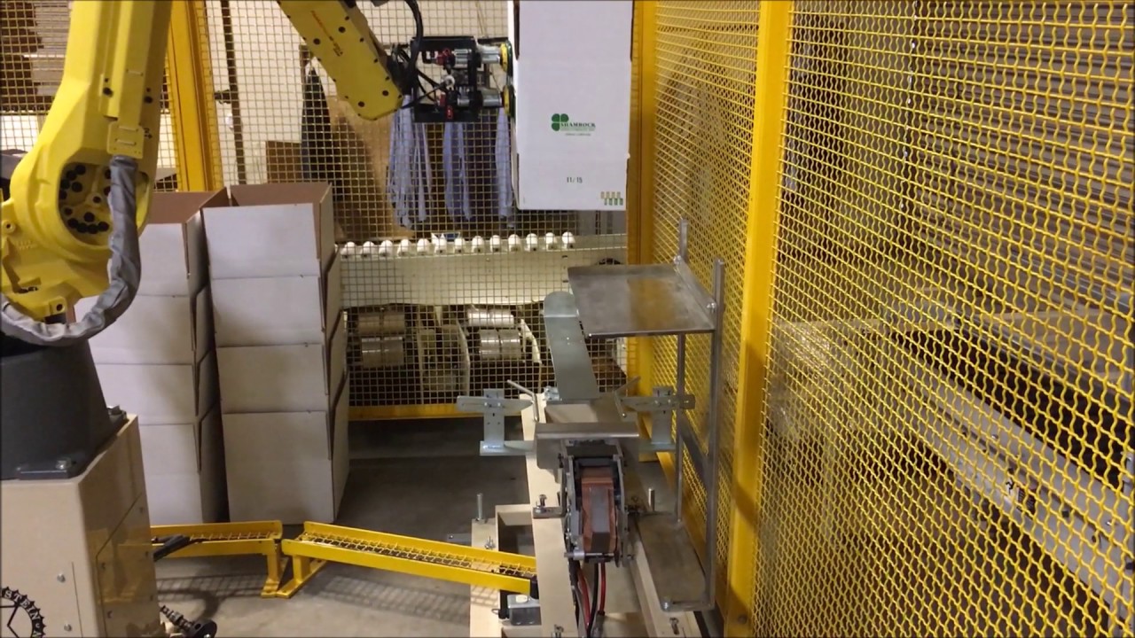 Robotic Case Erecting Staples - YouTube