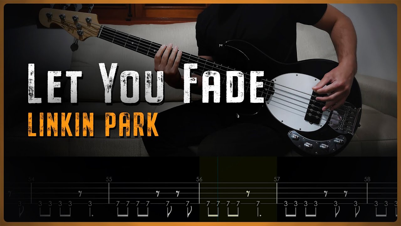LINKIN PARK - Let You Fade | Bass Cover and Tabs on Screen - YouTube
