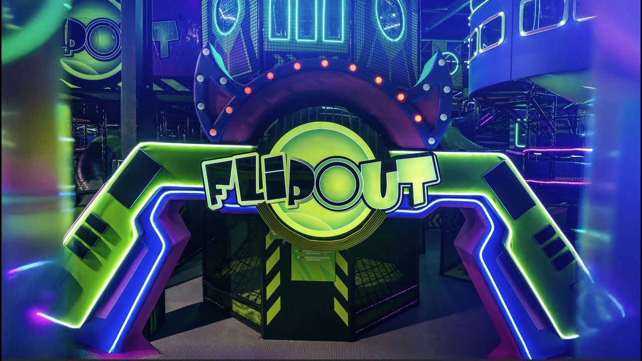 Welcome to Flip Out Leeds | The World's Biggest Flip Out Arena - YouTube