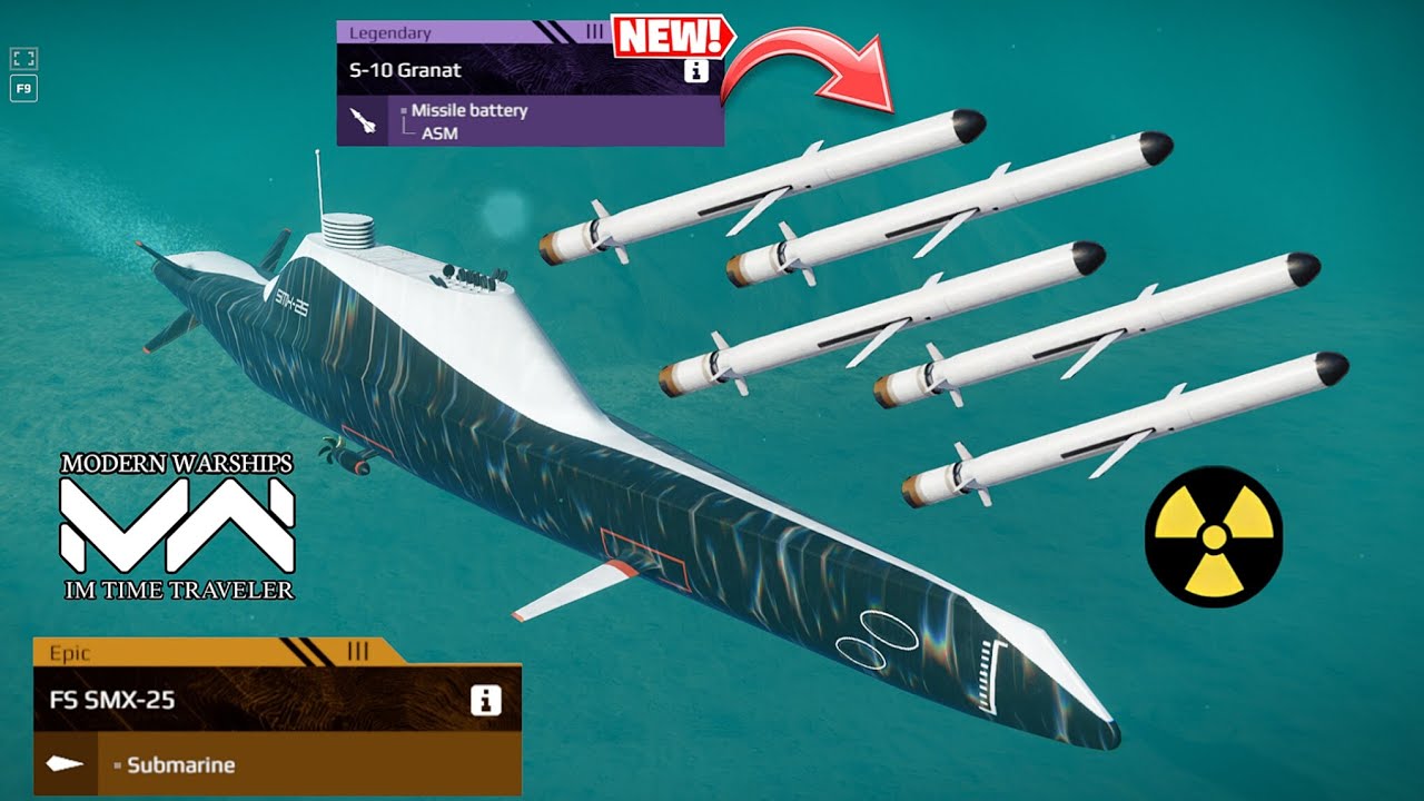 FS SMX-25 With S-10 Granat New Missile ☢️ | Modern Warships - YouTube