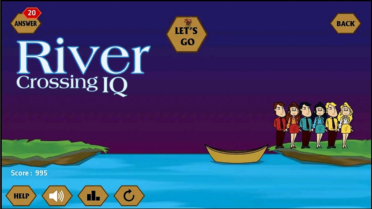 Can you cross this river😲 | What's your IQ? | River crossing puzzle ...