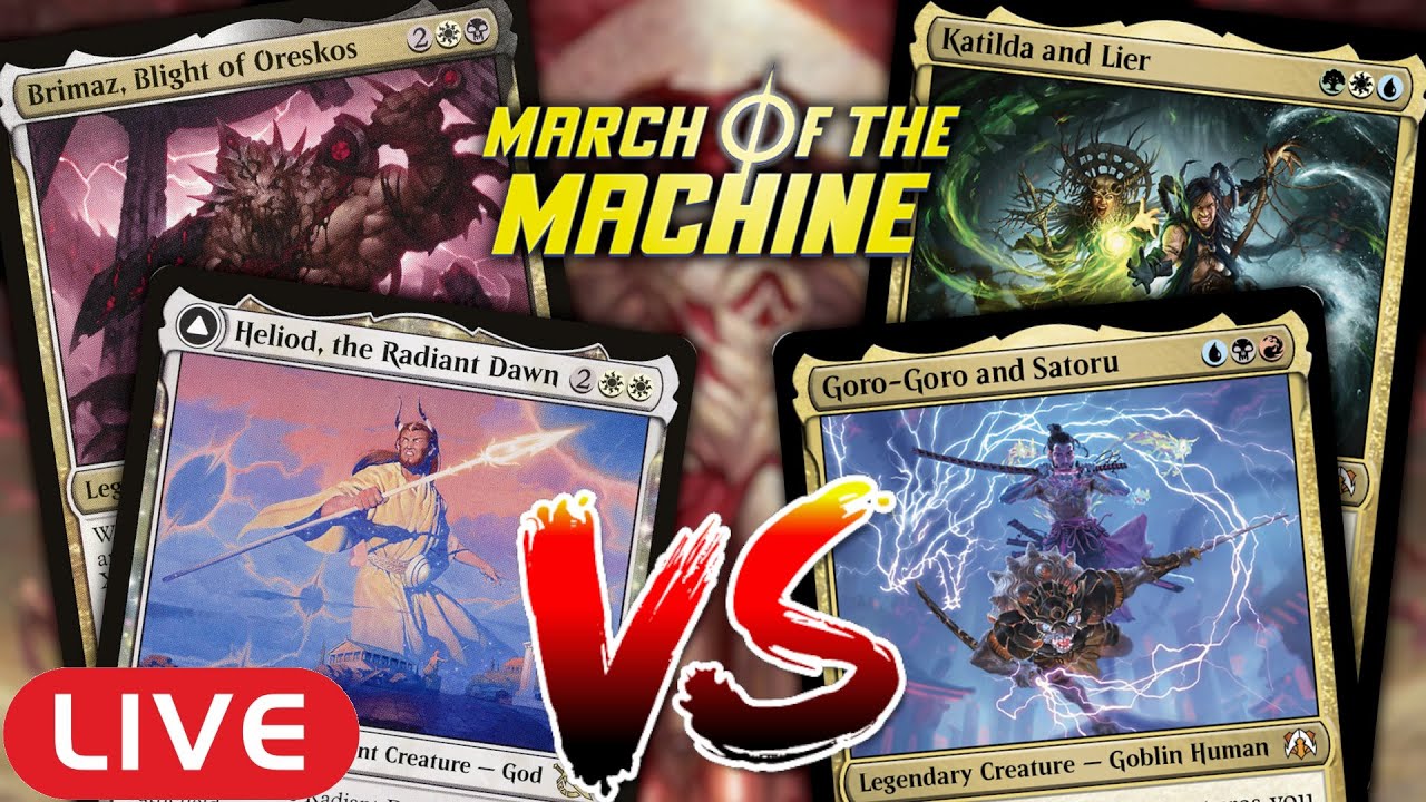 🔴2HG March of the Machine - Commander League Exhibition | MTG LIVE ...