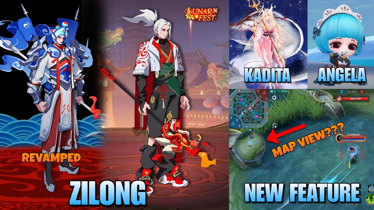 Lunar Fest & Revamped Skin Zilong,Kadita Contest Skin,New Features ...