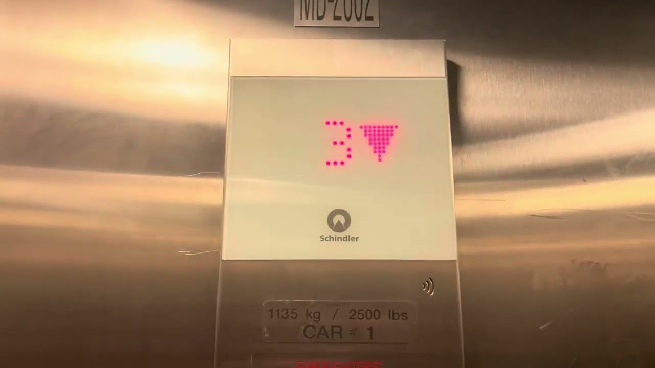 COP REPLACED!!!: Schindler 3300 Traction Elevator @ Forever 21 ...